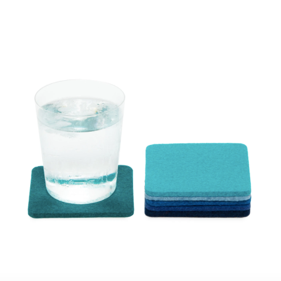 Wool Coasters - Ocean – Porch and Paddle